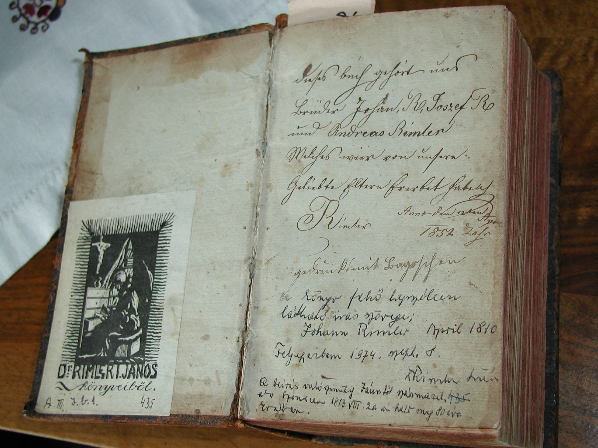 Familie Rimler – Dr. Rimler János